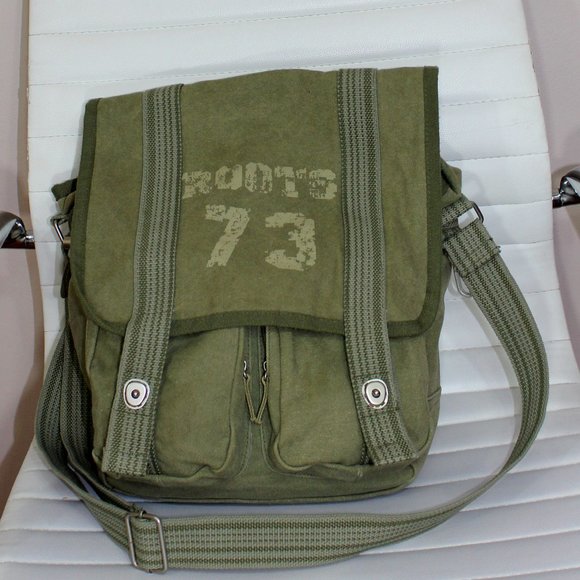 Roots 73 | Bags | Roots 73 Student Army Green Shoulder Side Bag 6x16 | Poshmark